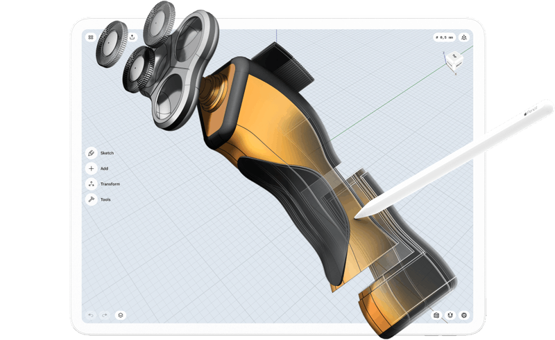 The World's Most Intuitive 3D Design App | Shapr3D