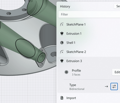 Direct modeling, plus design history | One CAD, just faster