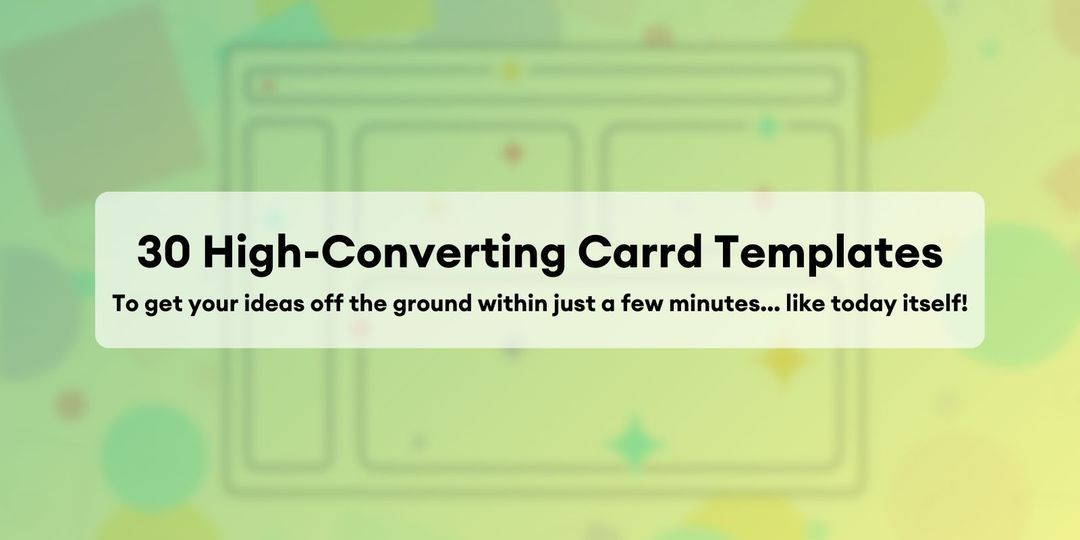 The Finest Collection of 30 Carrd Templates to Get Your Ideas Off The ...