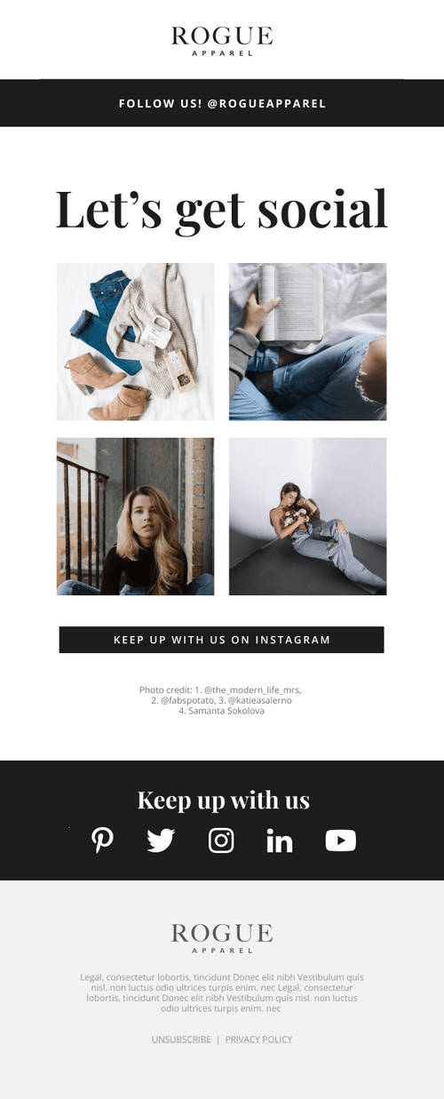 Welcome Back Email Template | Sendlane