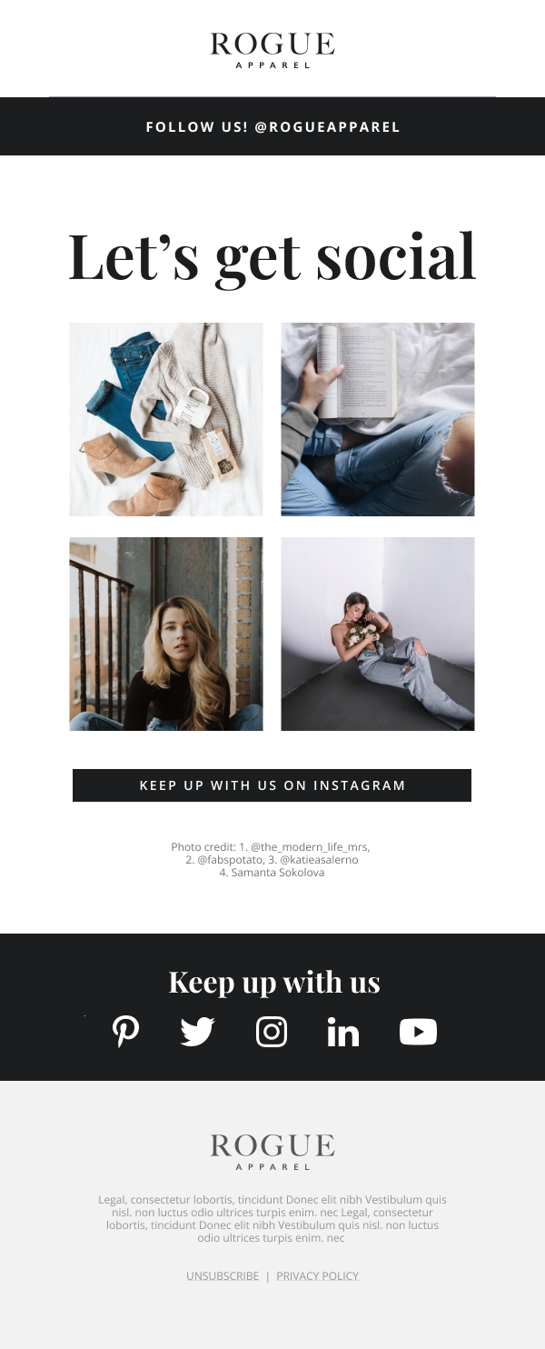 Welcome Back Email Template | Sendlane