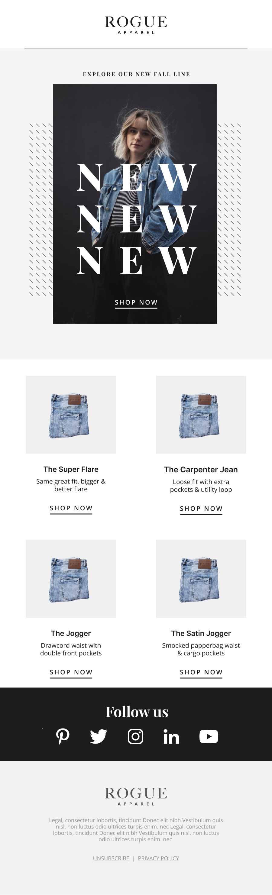 Update Newsletter Email Template | Sendlane