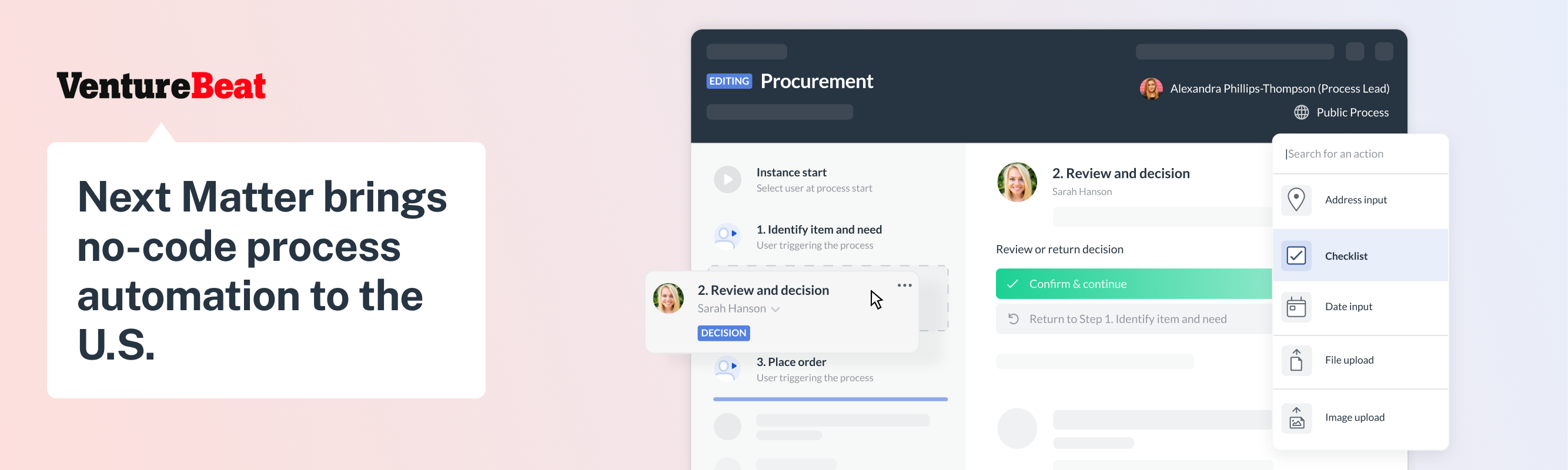 Next Matter brings no-code process automation to the U.S.