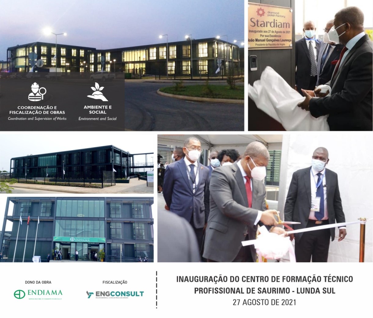 Inauguração do Pólo de Desenvolvimento Diamantífero de Saurimo