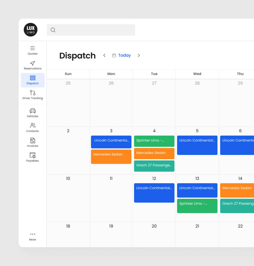 Vehicle Availability — Moovs