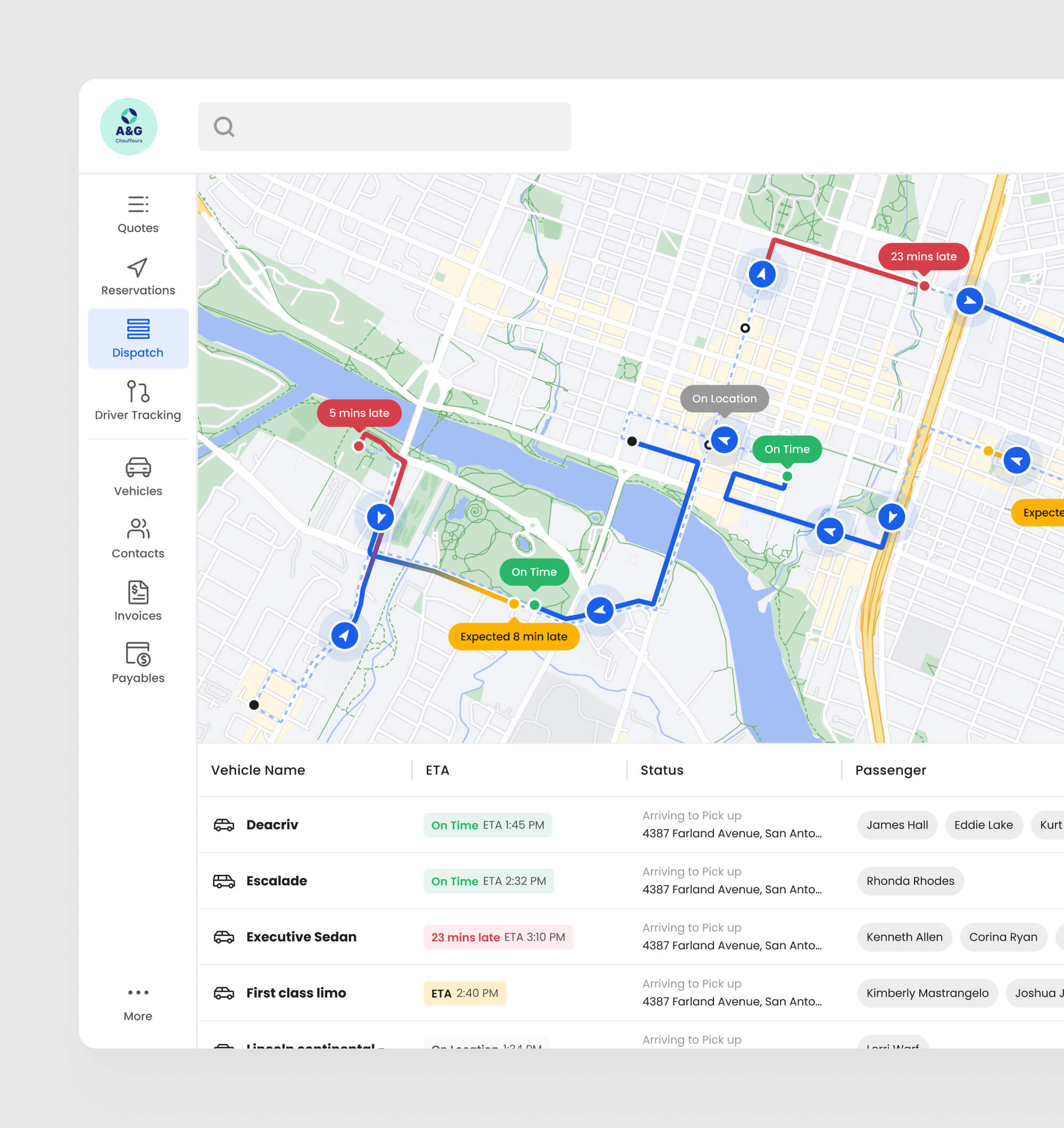 Driver Apps (iOS / Android) — Moovs
