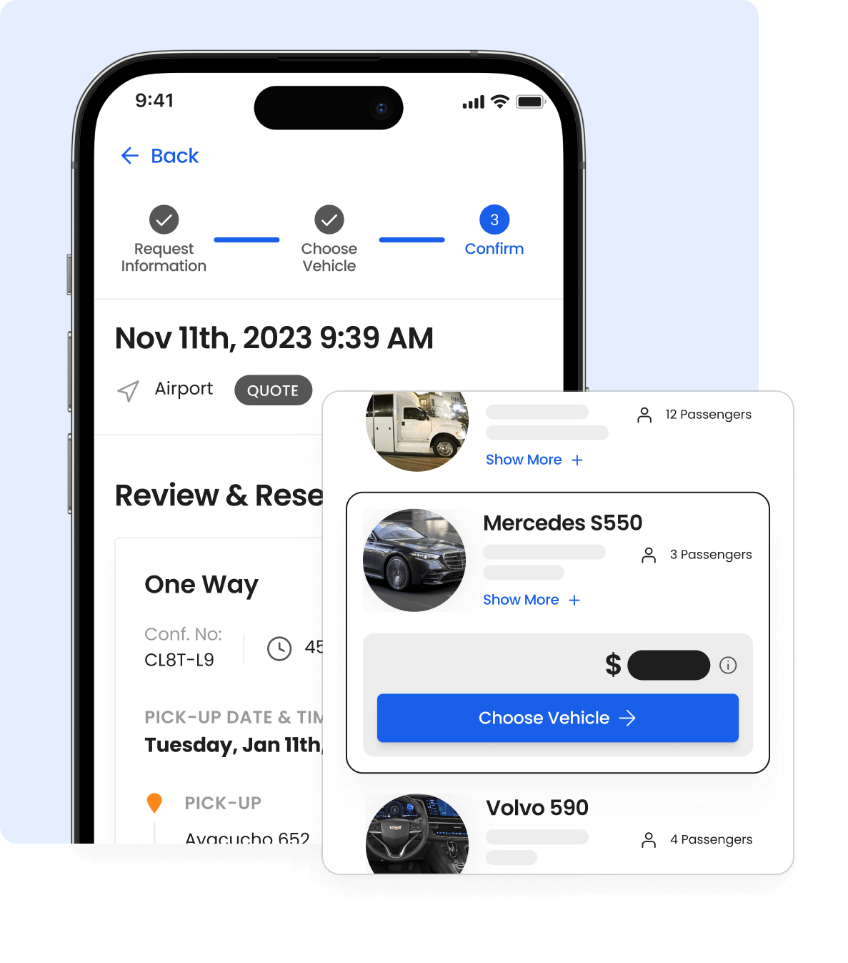 Passenger App — Moovs