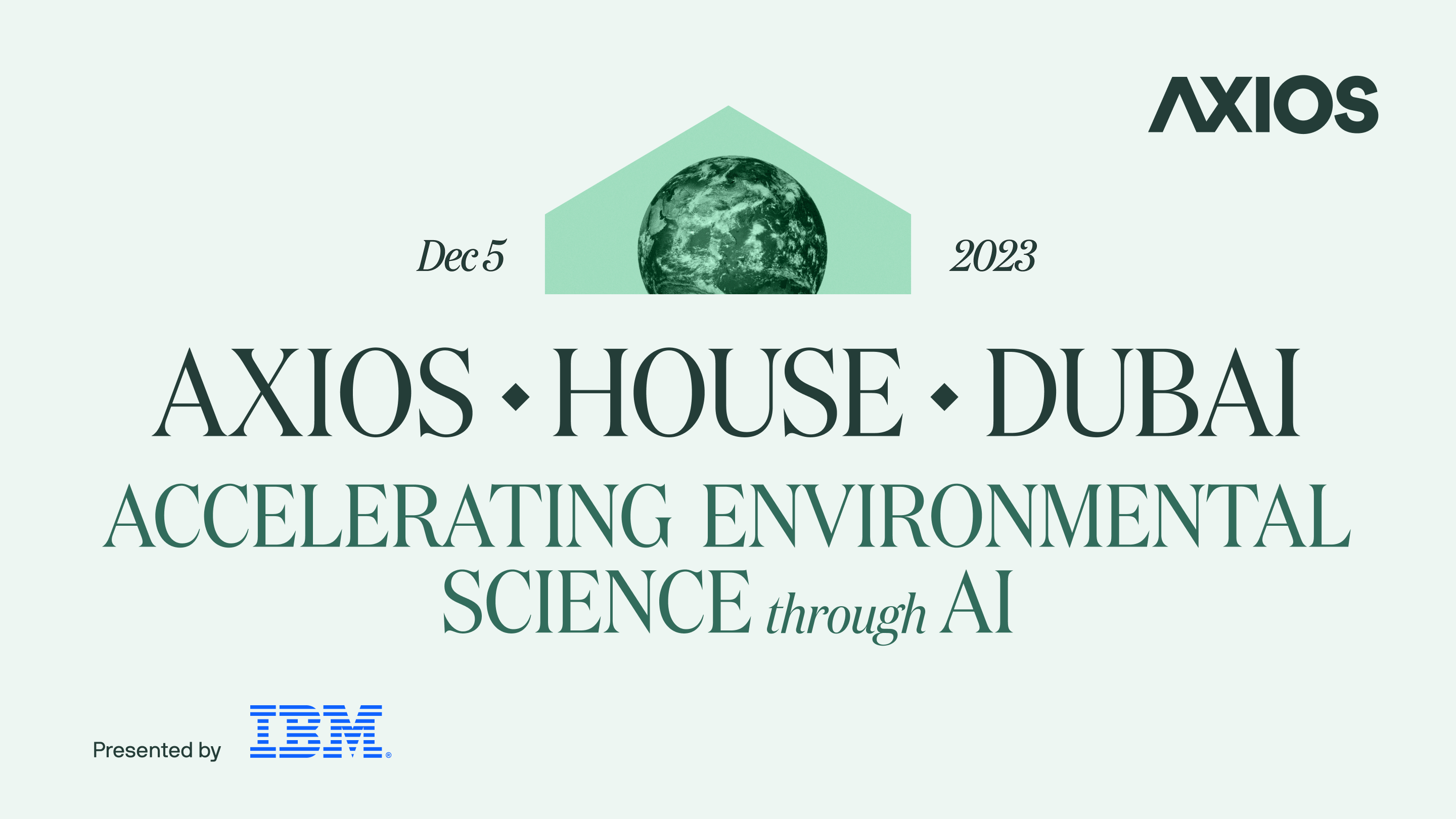 Axios' Accelerating Environmental Science through AI Expert Voice Event ...