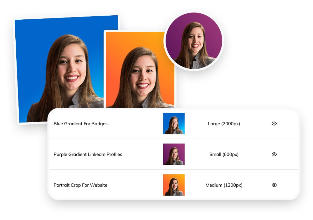 Studio - Virtual Headshots Feature: Custom Image Resizing
