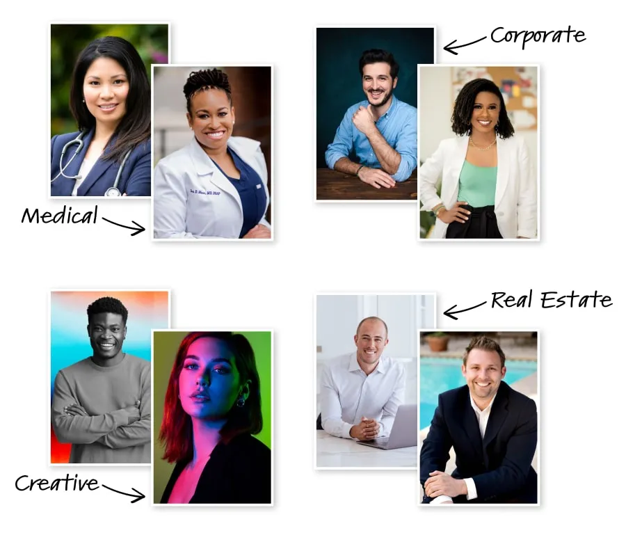 Guide to Business Headshot Photography, Examples, & Tips