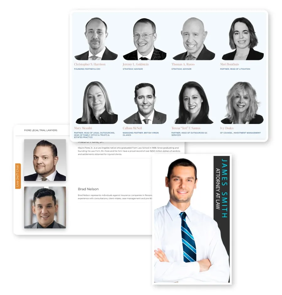 Guide to Lawyer Headshot Photography, Examples, & Tips