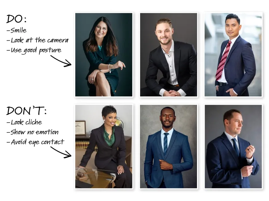 Guide to Lawyer Headshot Photography, Examples, & Tips