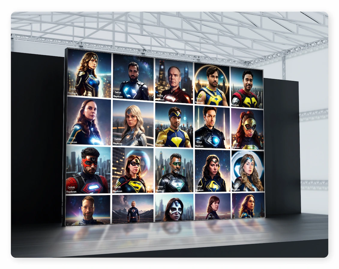 Custom AI Superhero Generator Using an AI Photo Booth