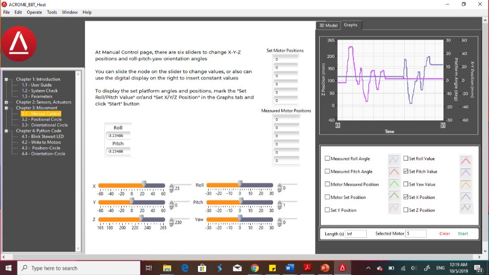 Using ACROME Educational Robotic Systems with Python® Programming Language