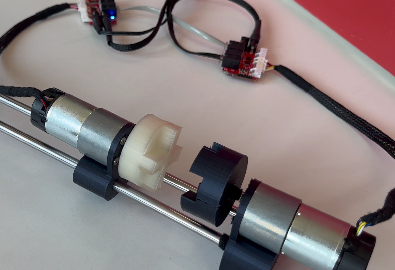 Synchronizing Linear Motors and DC Motors | Acrome Robotics