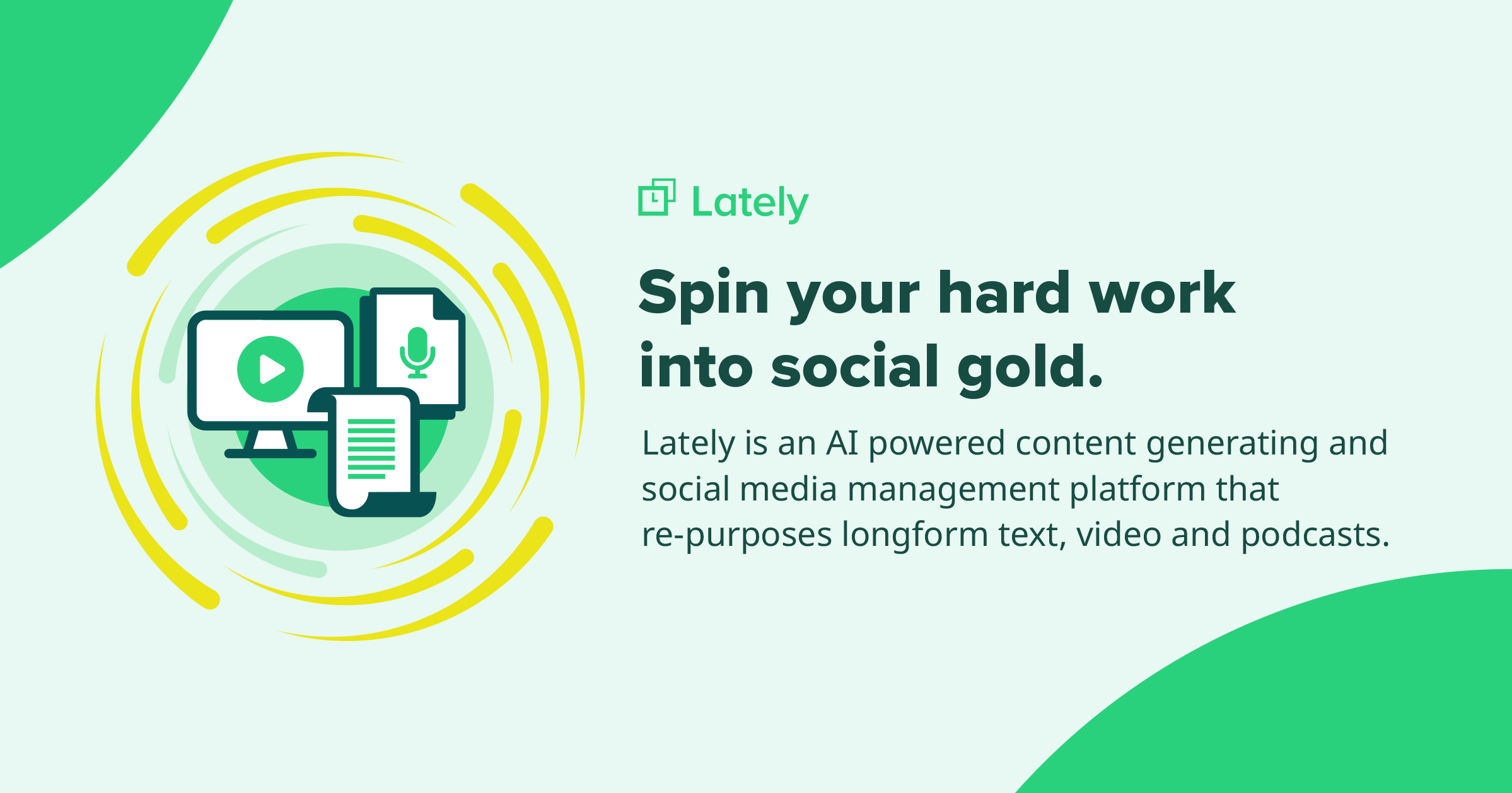 How It Works: Lately AI Social Marketing Content Platform