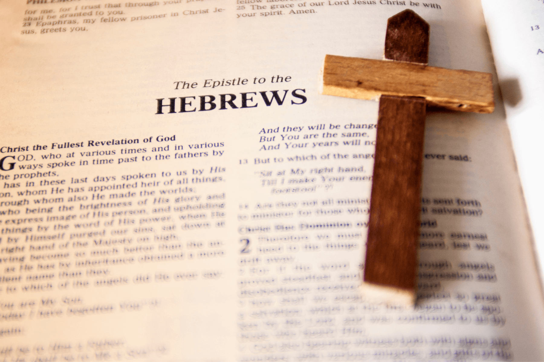 Lessons to Learn from the Book of Hebrews