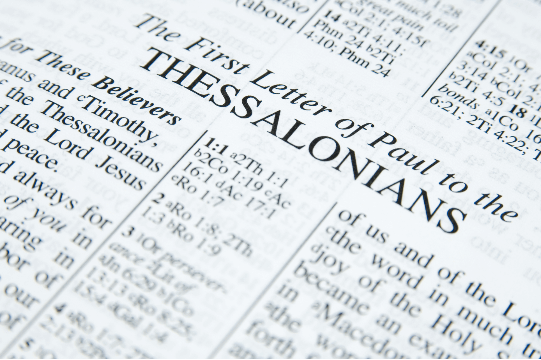 What Older Adults Can Learn From Paul's Letters to the Thessalonians