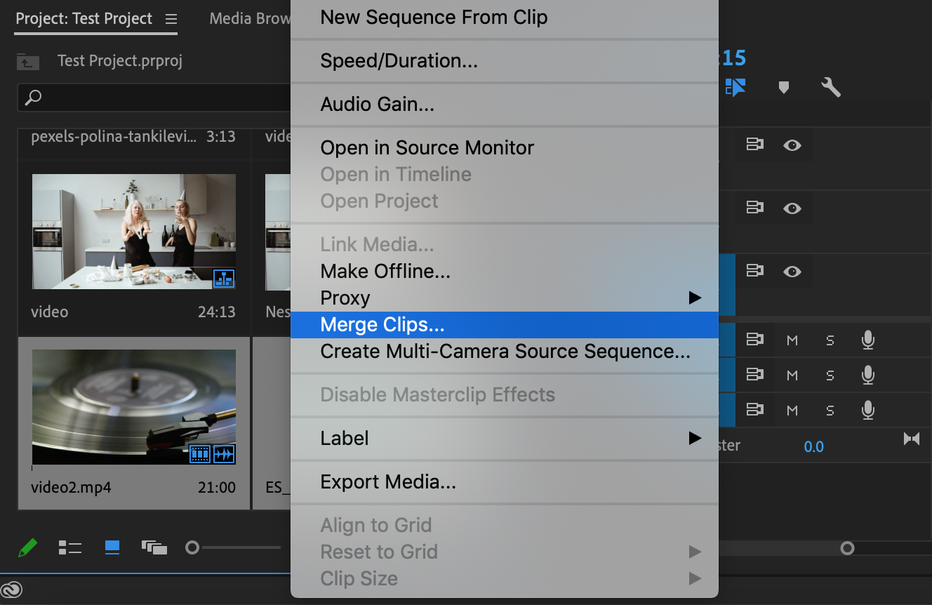How To Merge Video And Audio Clips In Premiere Pro 2022 Guide