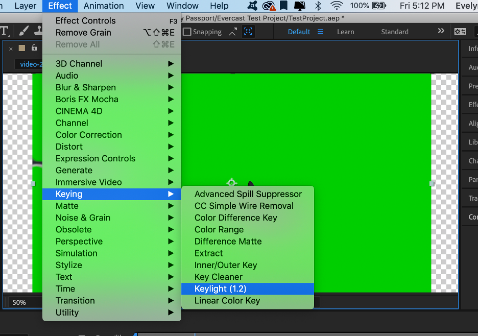 How To Export With A Transparent Background In After Effects Evercast