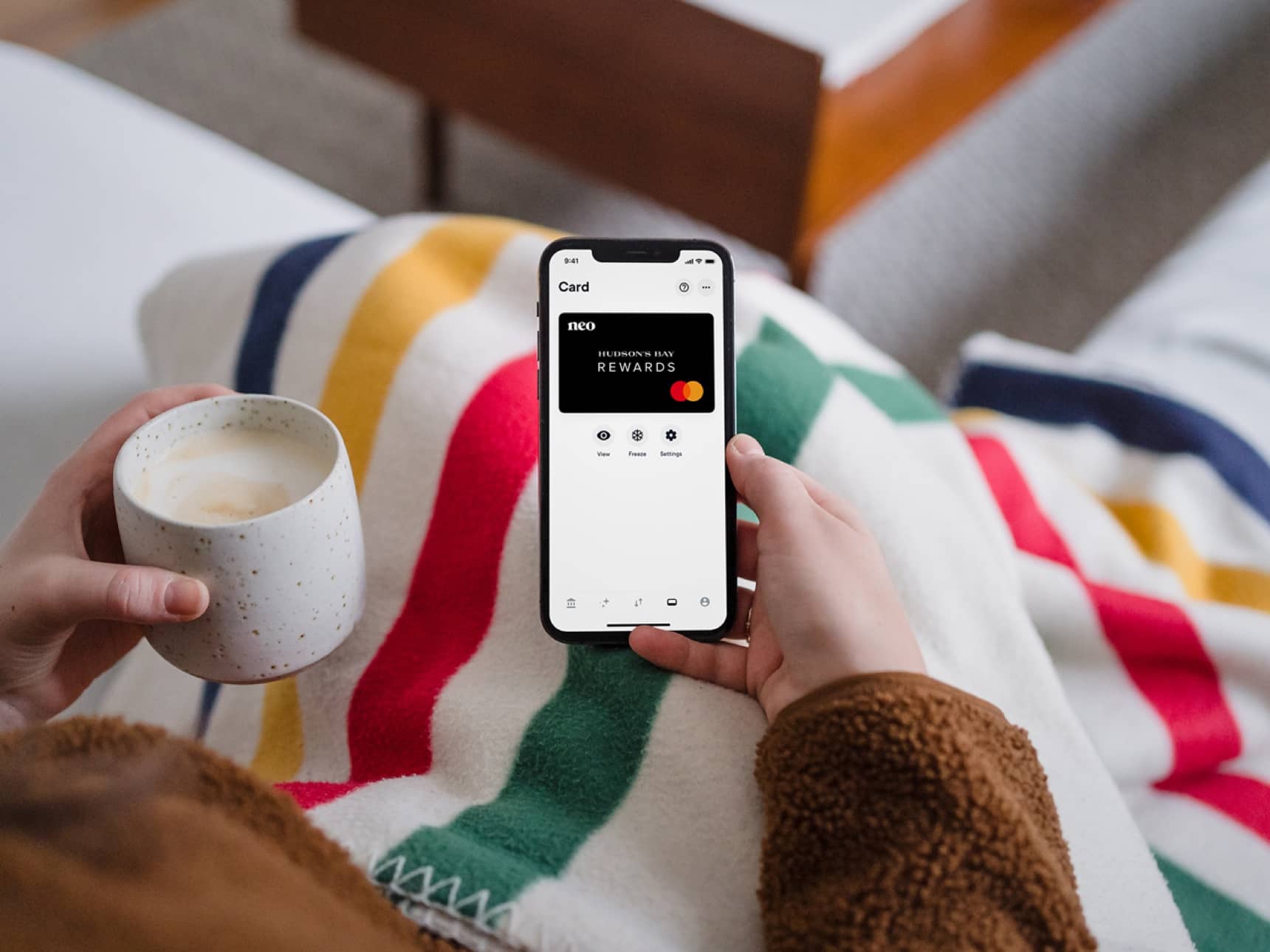 The new Hudson’s Bay Mastercard—powered by Neo