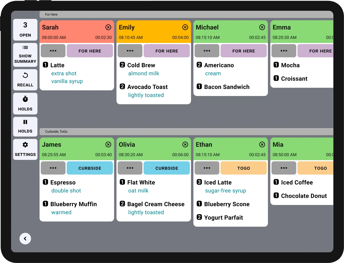 Compare | Fresh vs. Square | KDS