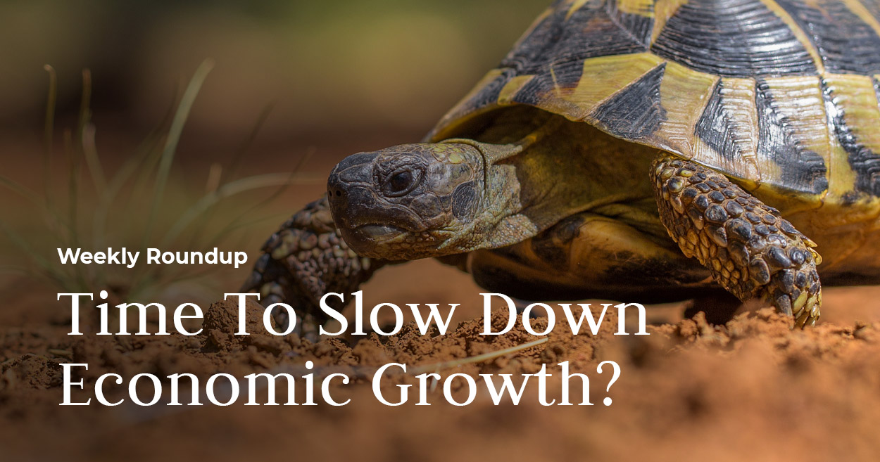 Time To Slow Down Economic Growth?