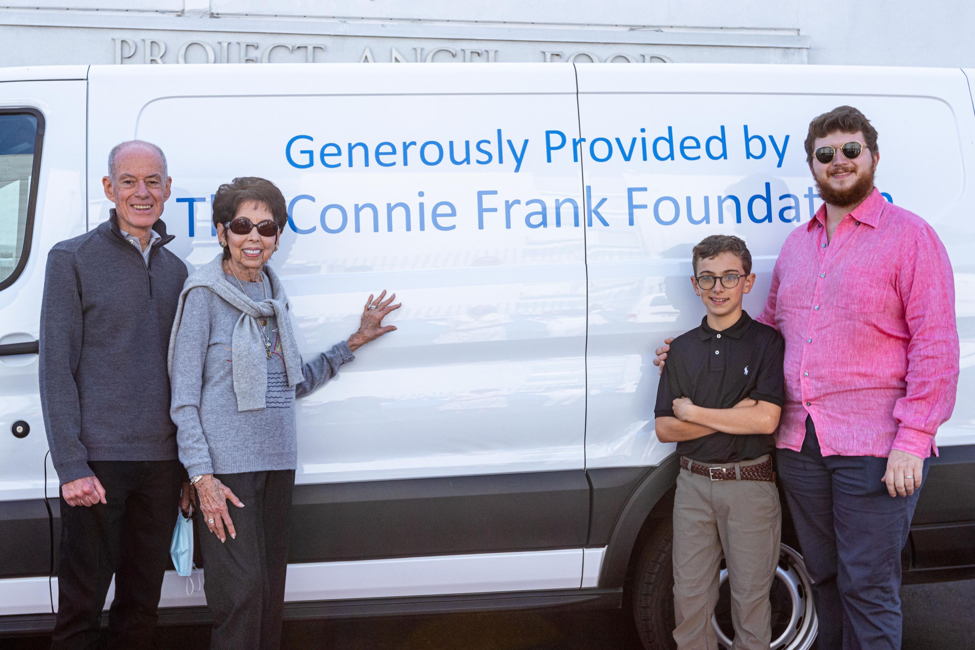 PROJECT ANGEL FOOD HOSTS VAN DEDICATION FOR CONNIE FRANK