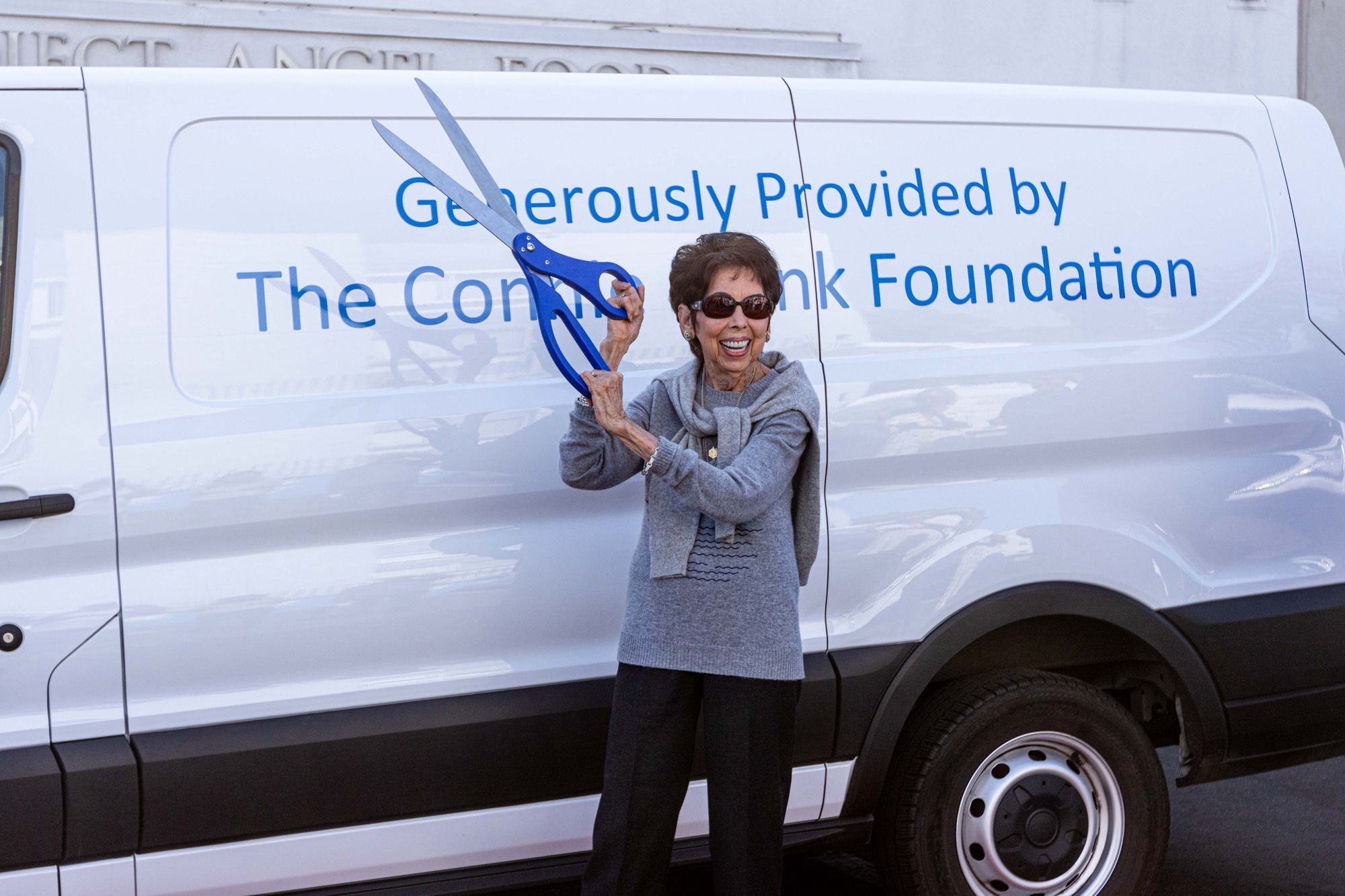 PROJECT ANGEL FOOD HOSTS VAN DEDICATION FOR CONNIE FRANK