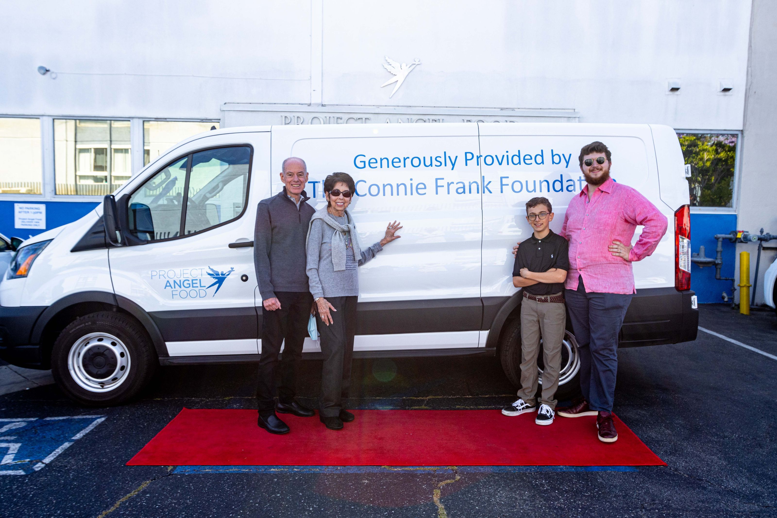 PROJECT ANGEL FOOD HOSTS VAN DEDICATION FOR CONNIE FRANK