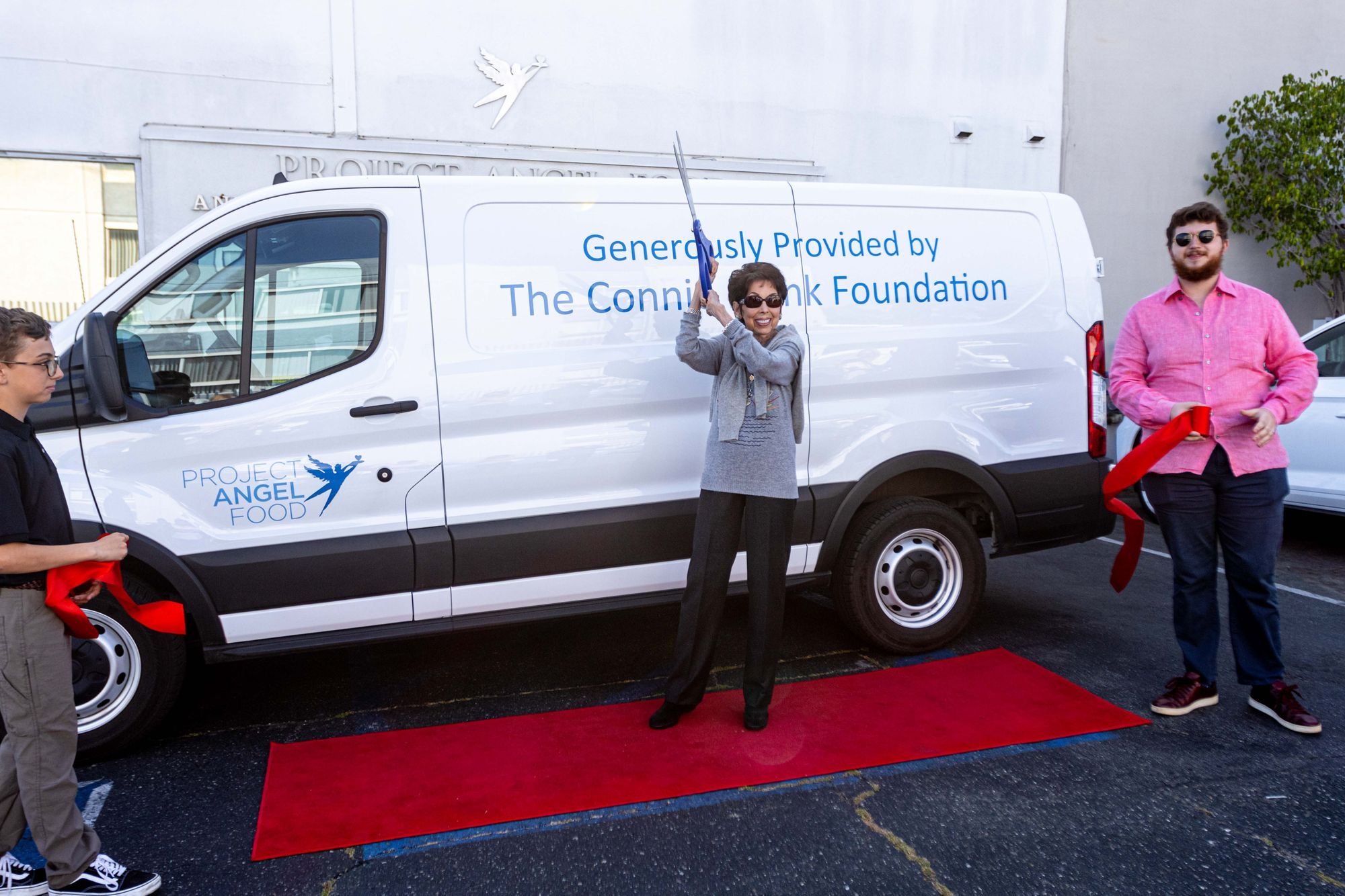 PROJECT ANGEL FOOD HOSTS VAN DEDICATION FOR CONNIE FRANK