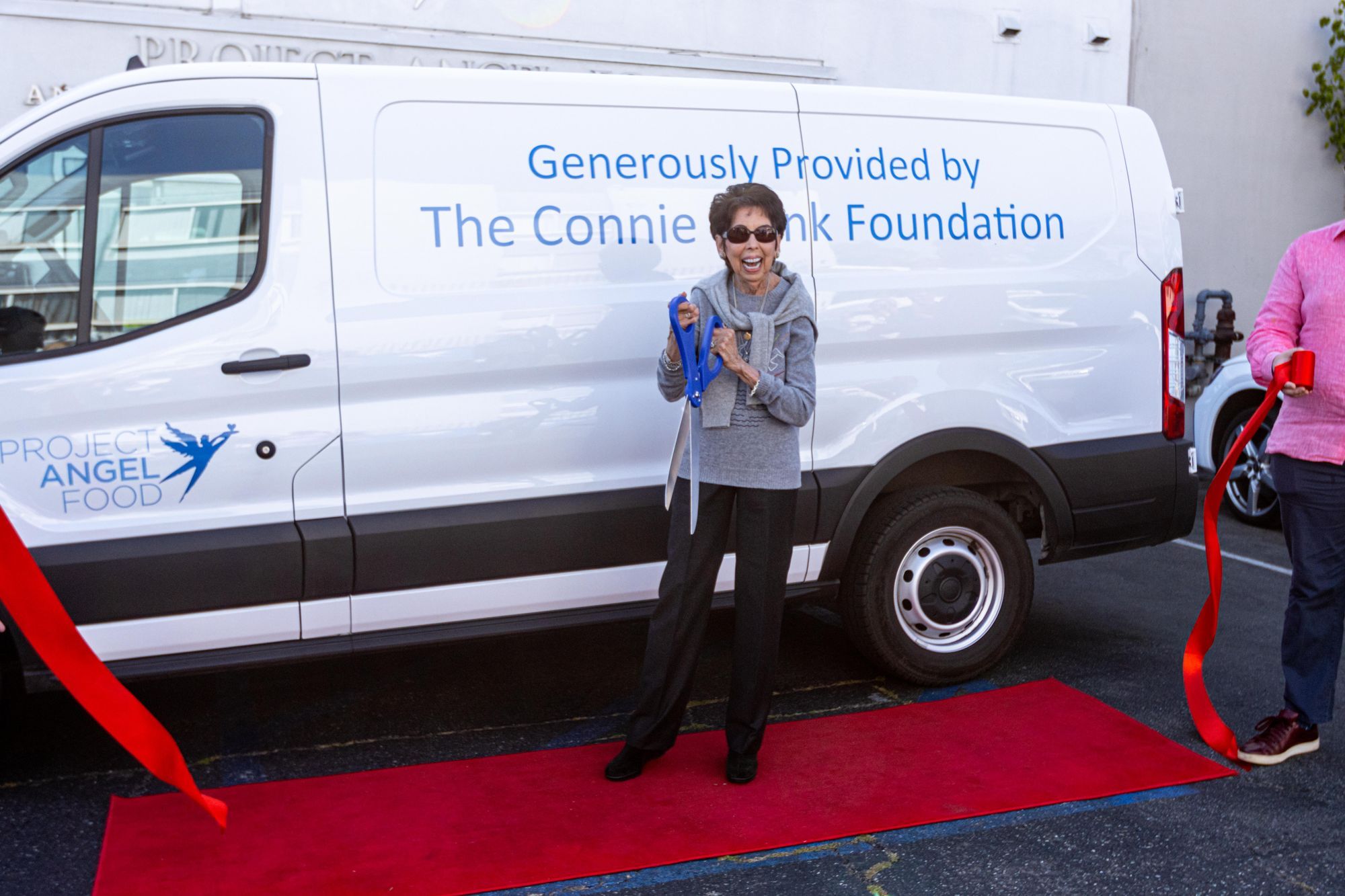 PROJECT ANGEL FOOD HOSTS VAN DEDICATION FOR CONNIE FRANK