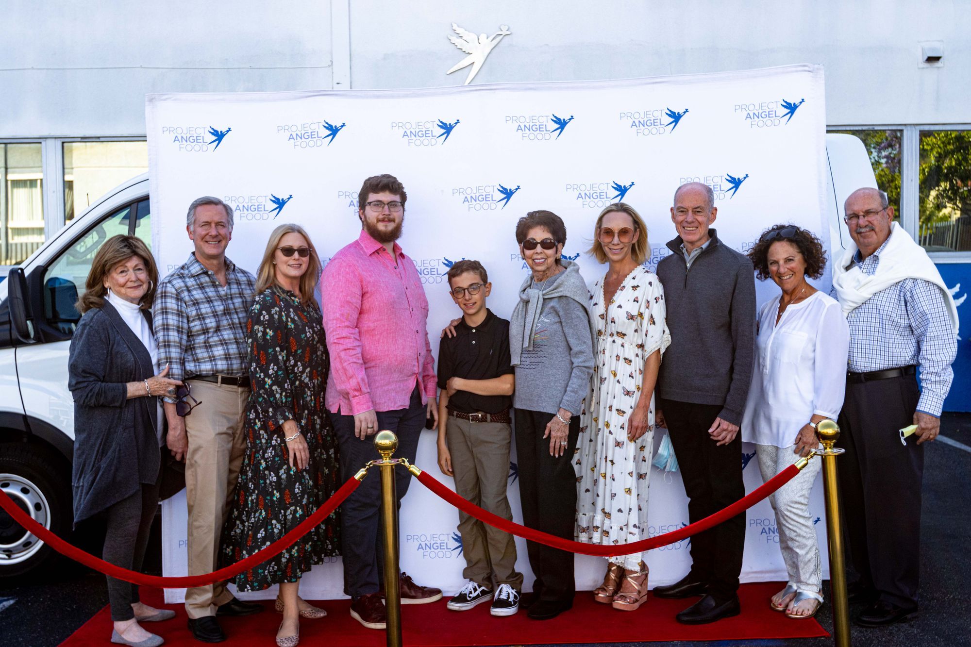 PROJECT ANGEL FOOD HOSTS VAN DEDICATION FOR CONNIE FRANK