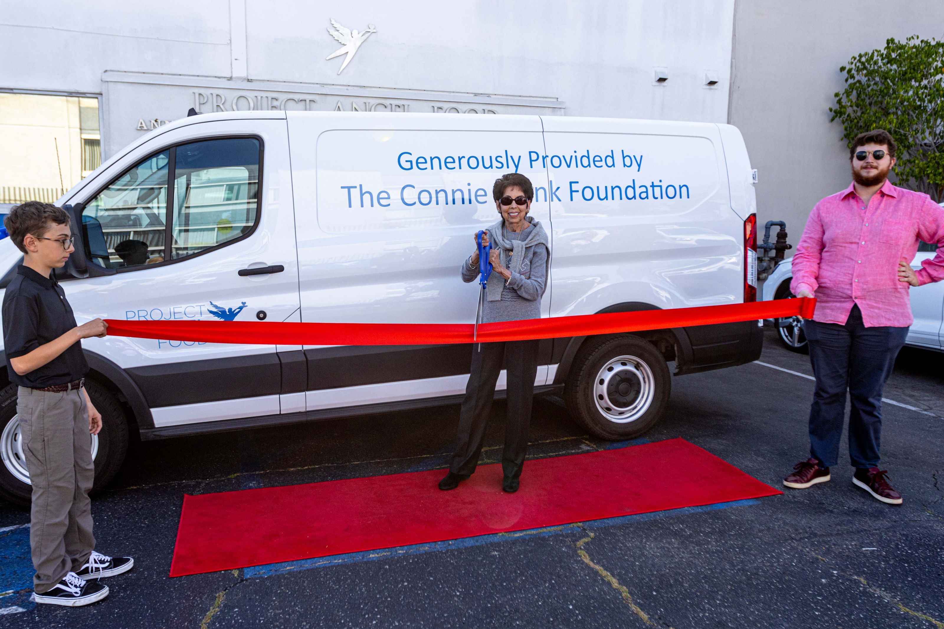 PROJECT ANGEL FOOD HOSTS VAN DEDICATION FOR CONNIE FRANK