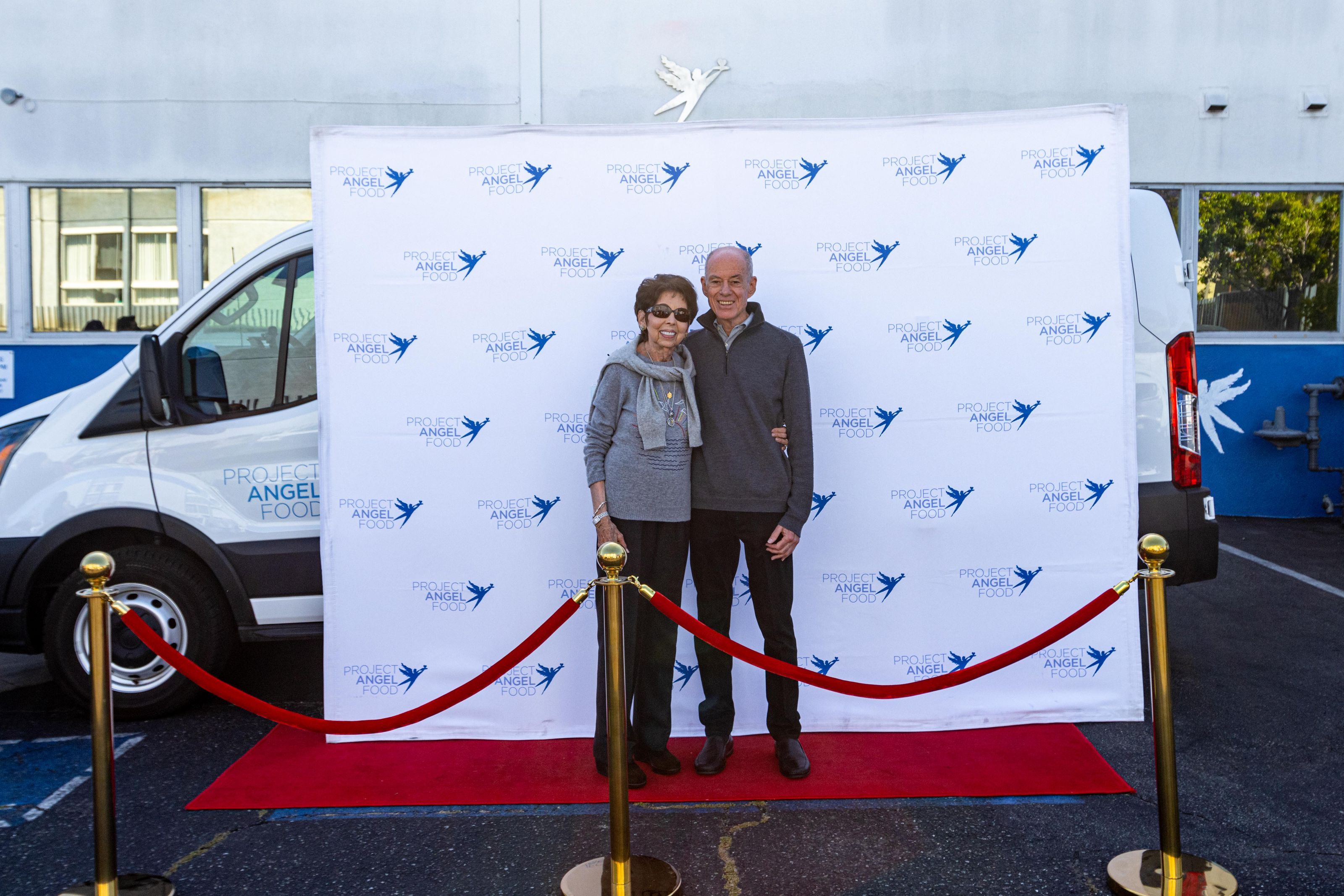 PROJECT ANGEL FOOD HOSTS VAN DEDICATION FOR CONNIE FRANK