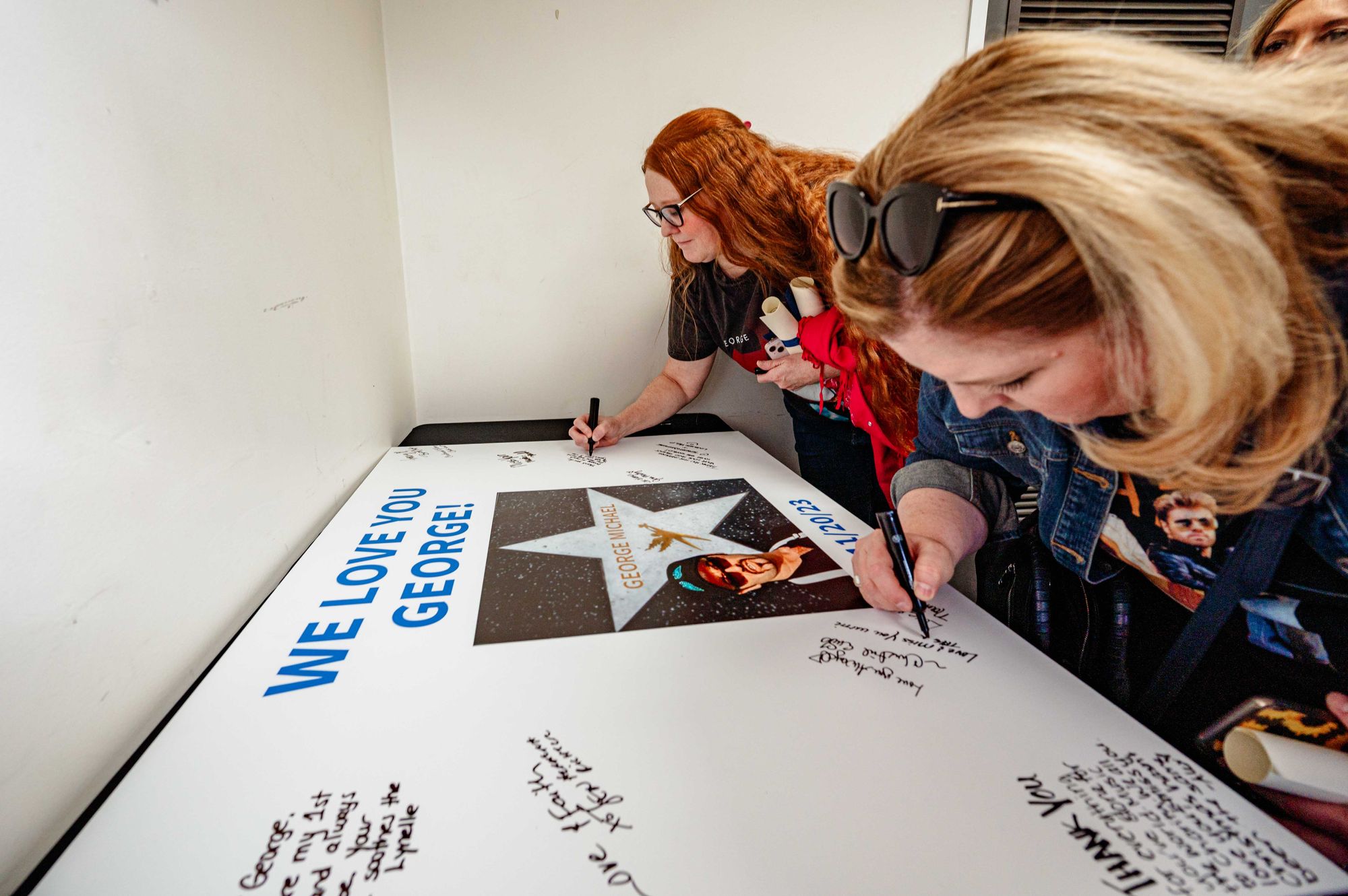 GEORGE MICHAEL HONORED WITH STAR DEDICATION ON PROJECT ANGEL FOOD'S ...