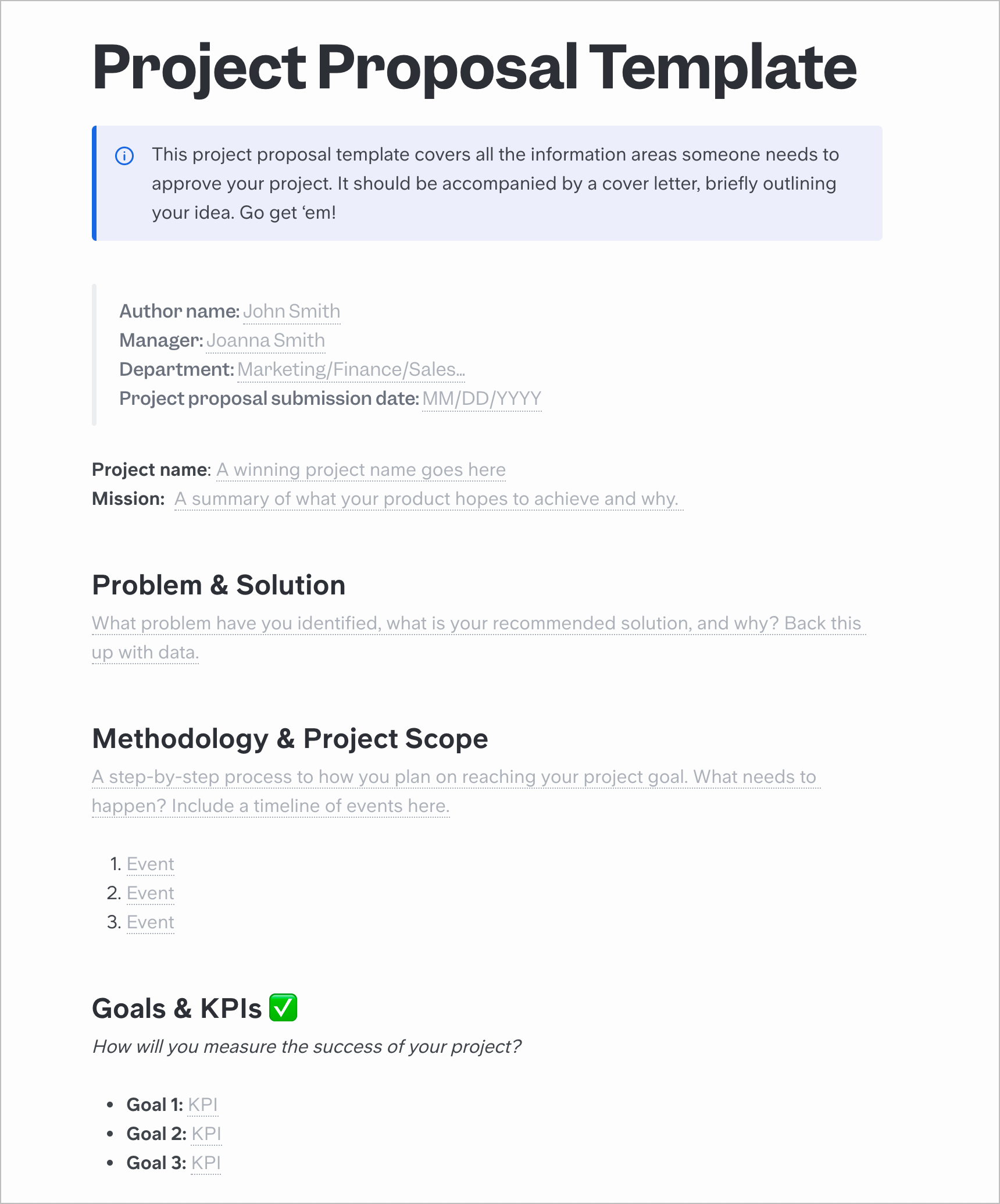 60 Free Project Proposal Templates [Easy and Collaborative]