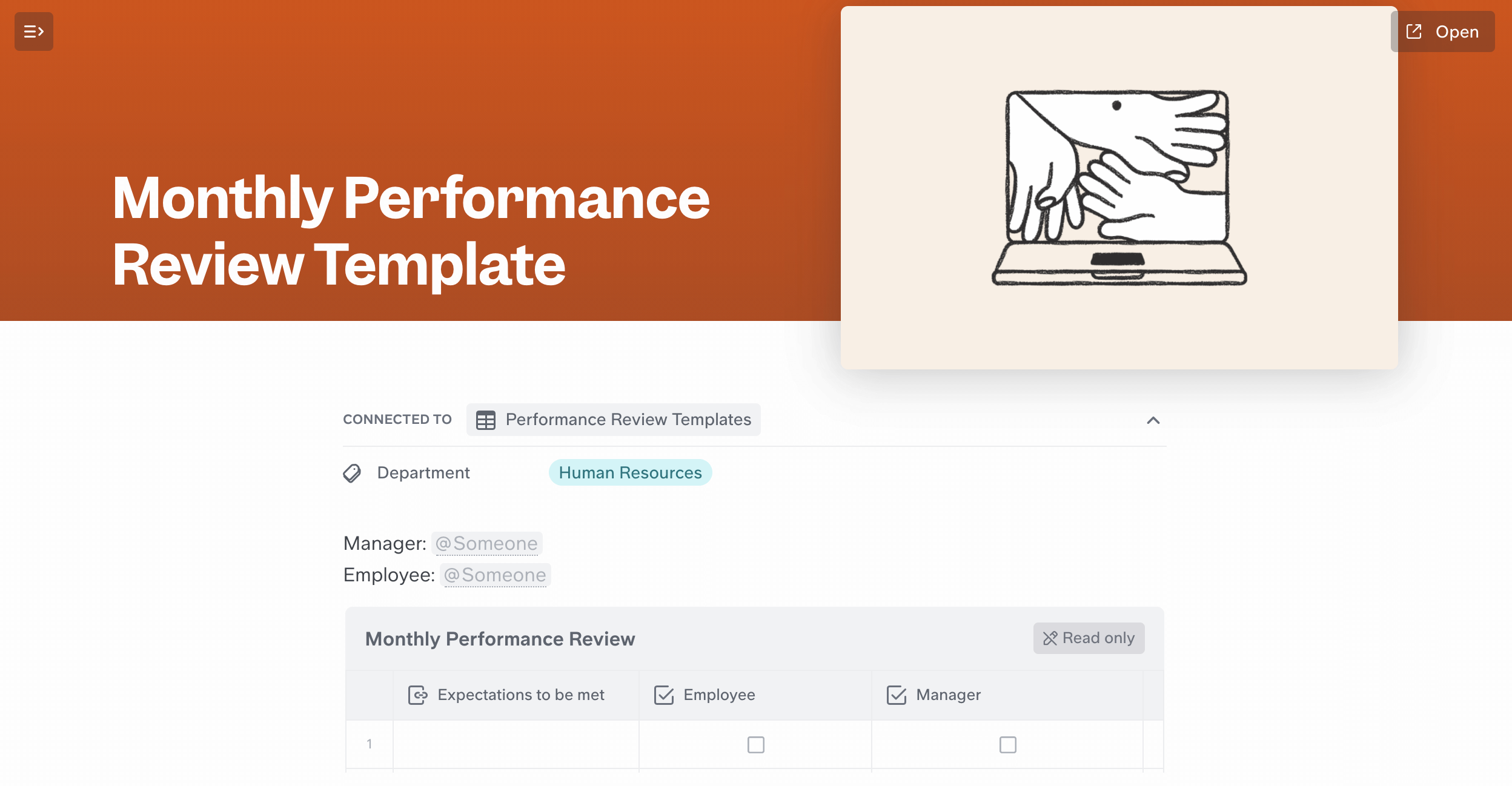 Employee Performance Review Template | Slite.com