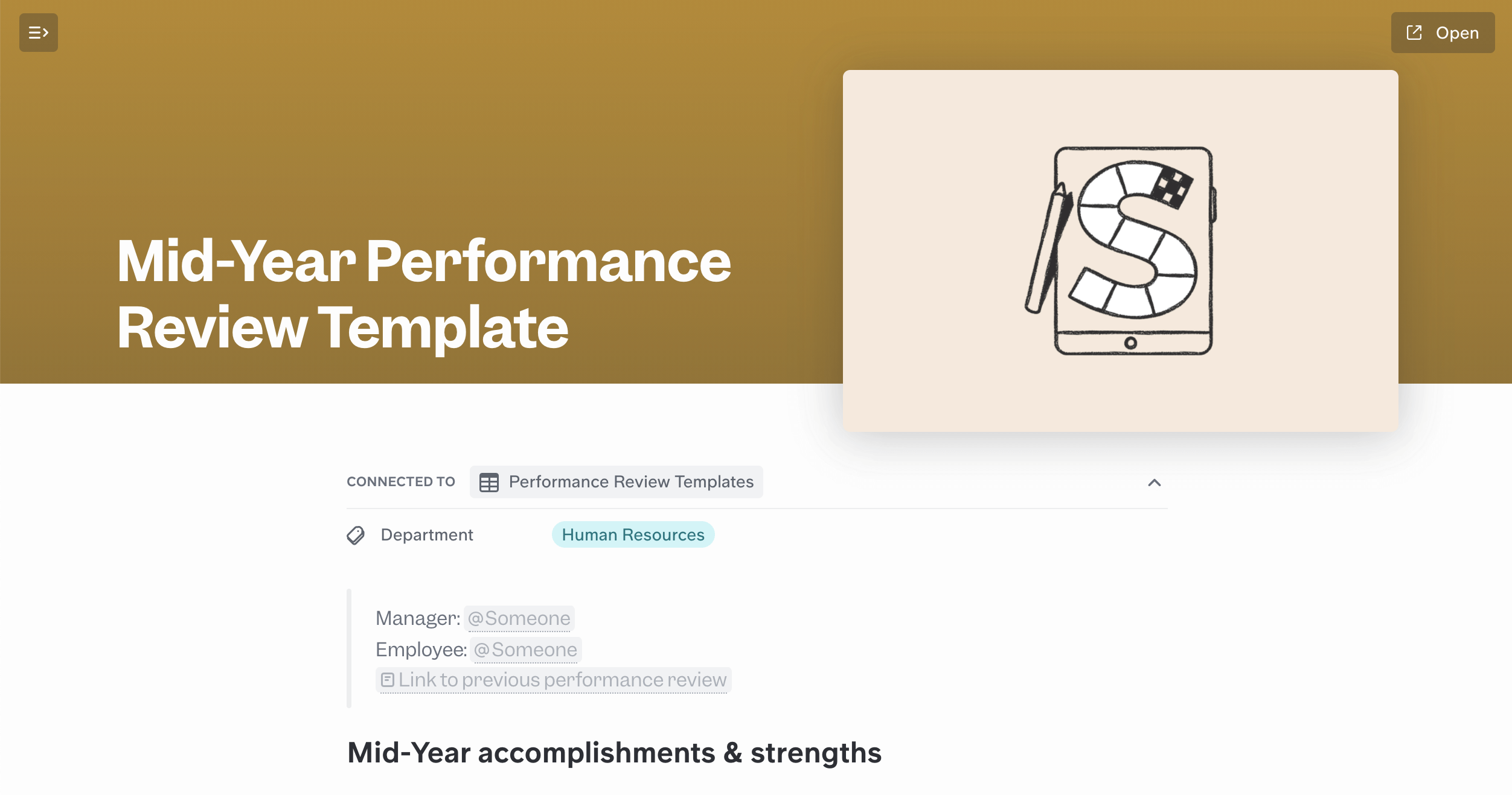 Employee Performance Review Template | Slite.com