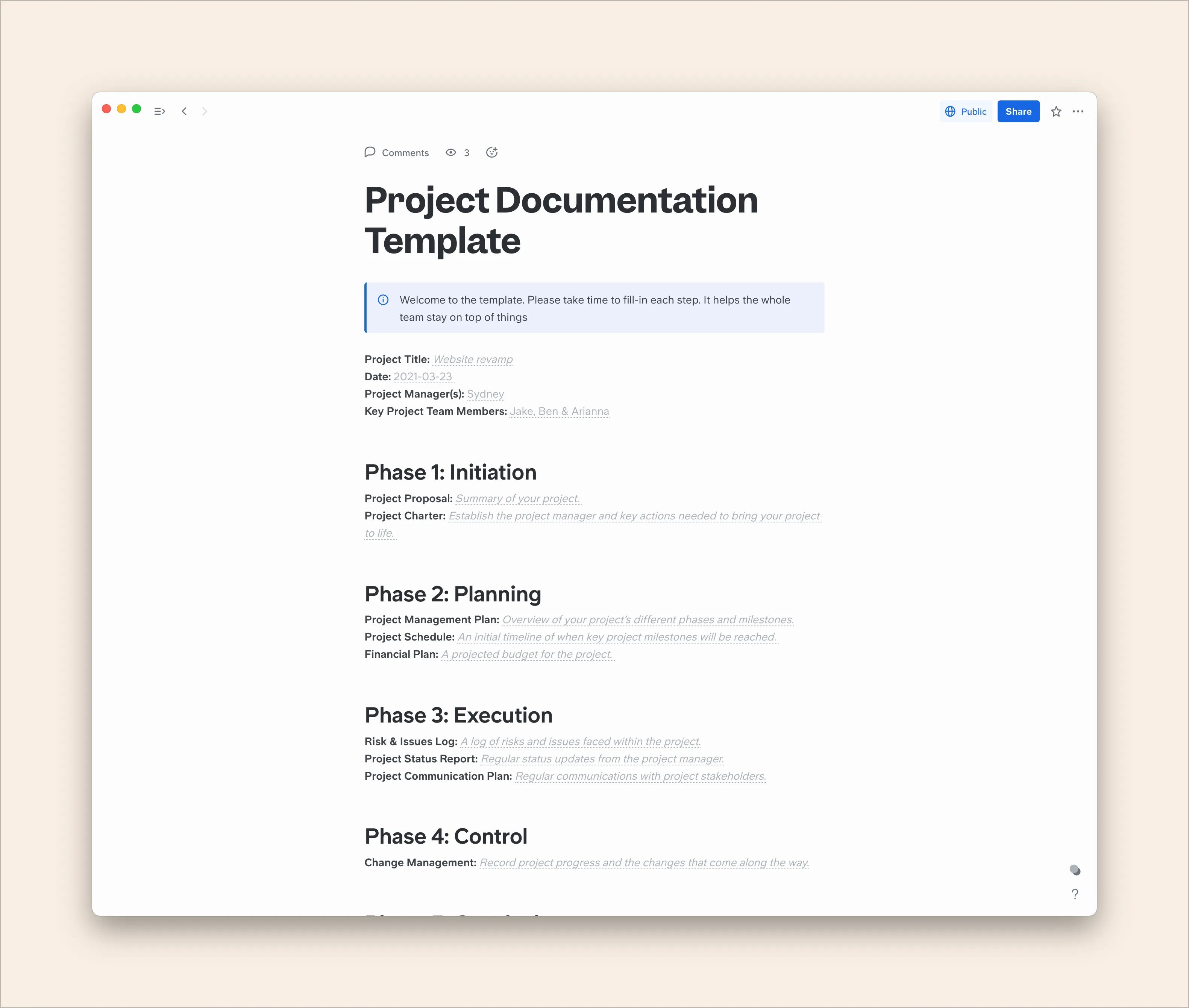 The Ultimate Guide To Project Documentation with Free Template 