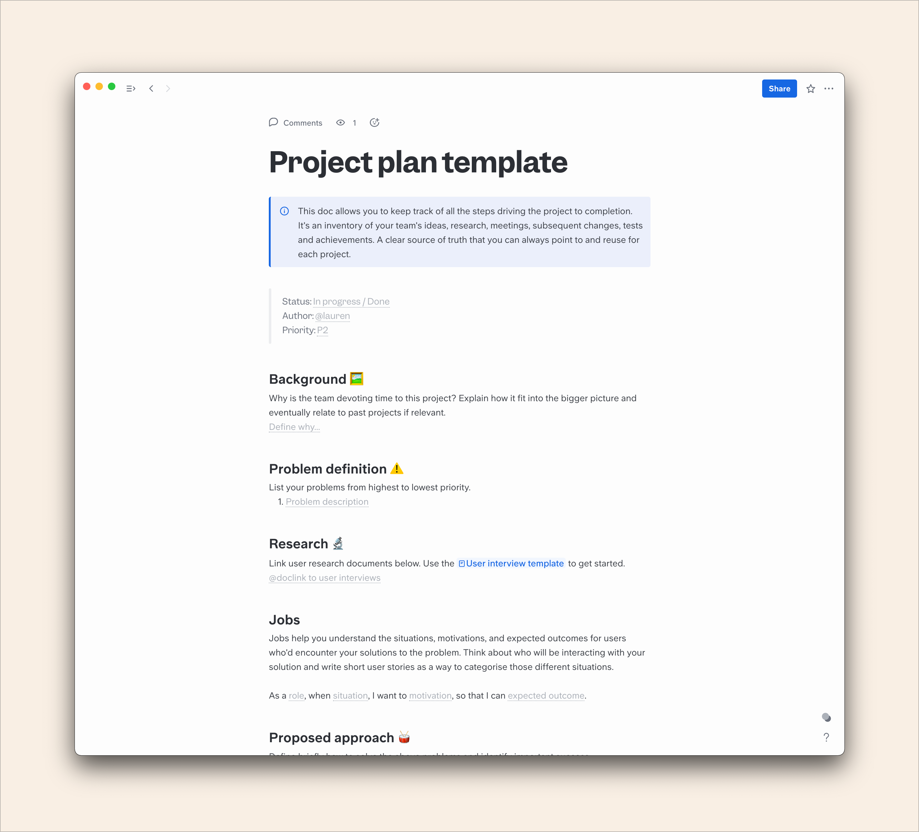 Project Plan Guide With Templates Slite