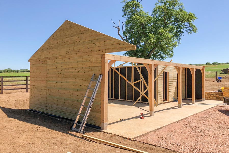 Galvanised Metal Skids | Olson Timber Buildings