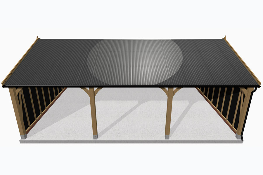 Carriage House - Triple Bay Side On