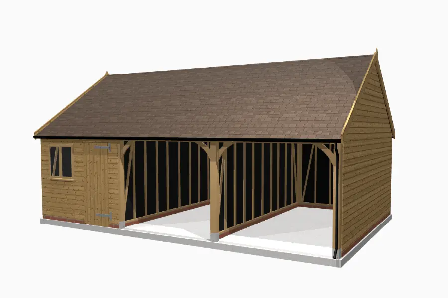 Triple Bay Carriage House With Large Workshop Open Bay | Bespoke ...