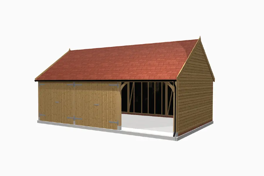 Triple Bay Carriage House With Two Garages One Open Bay | Bespoke ...