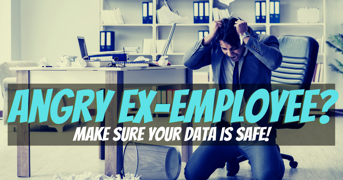 Angry Ex-Employee? Make Sure Your Data is Safe! | Tekie Geek