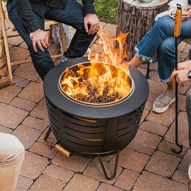 America ByDesign | Innovations | TIKI Fire Pit and Wood Pack