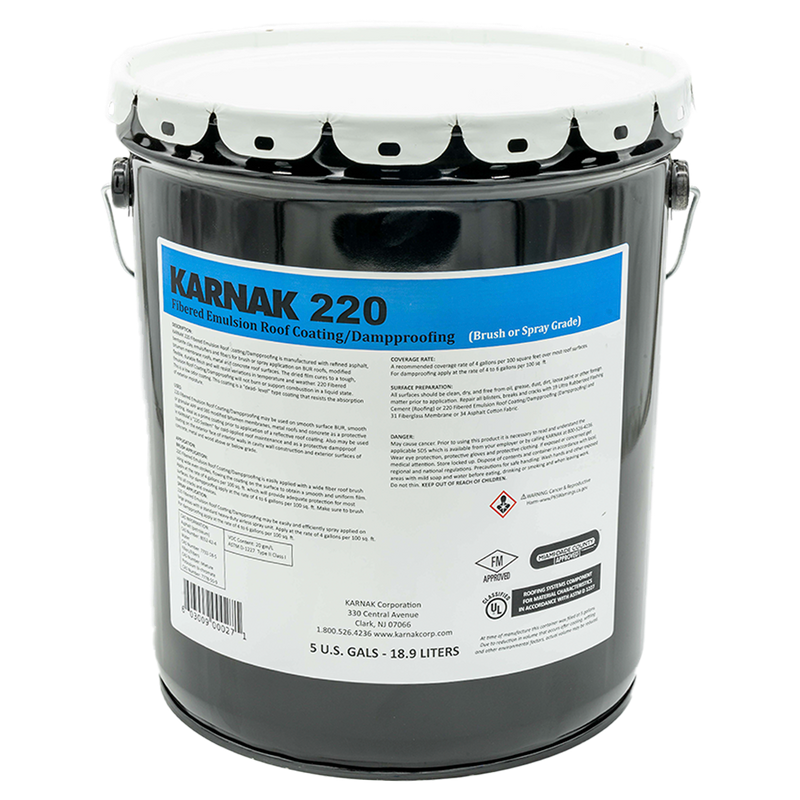 169 Non-Fibered Aluminum Roof Coating | KARNAK