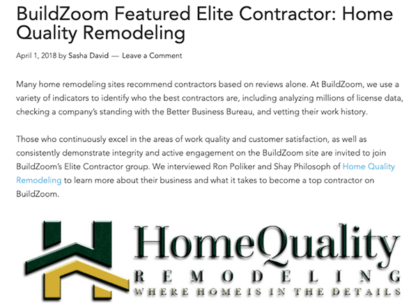 Our Team at Home Quality Remodeling