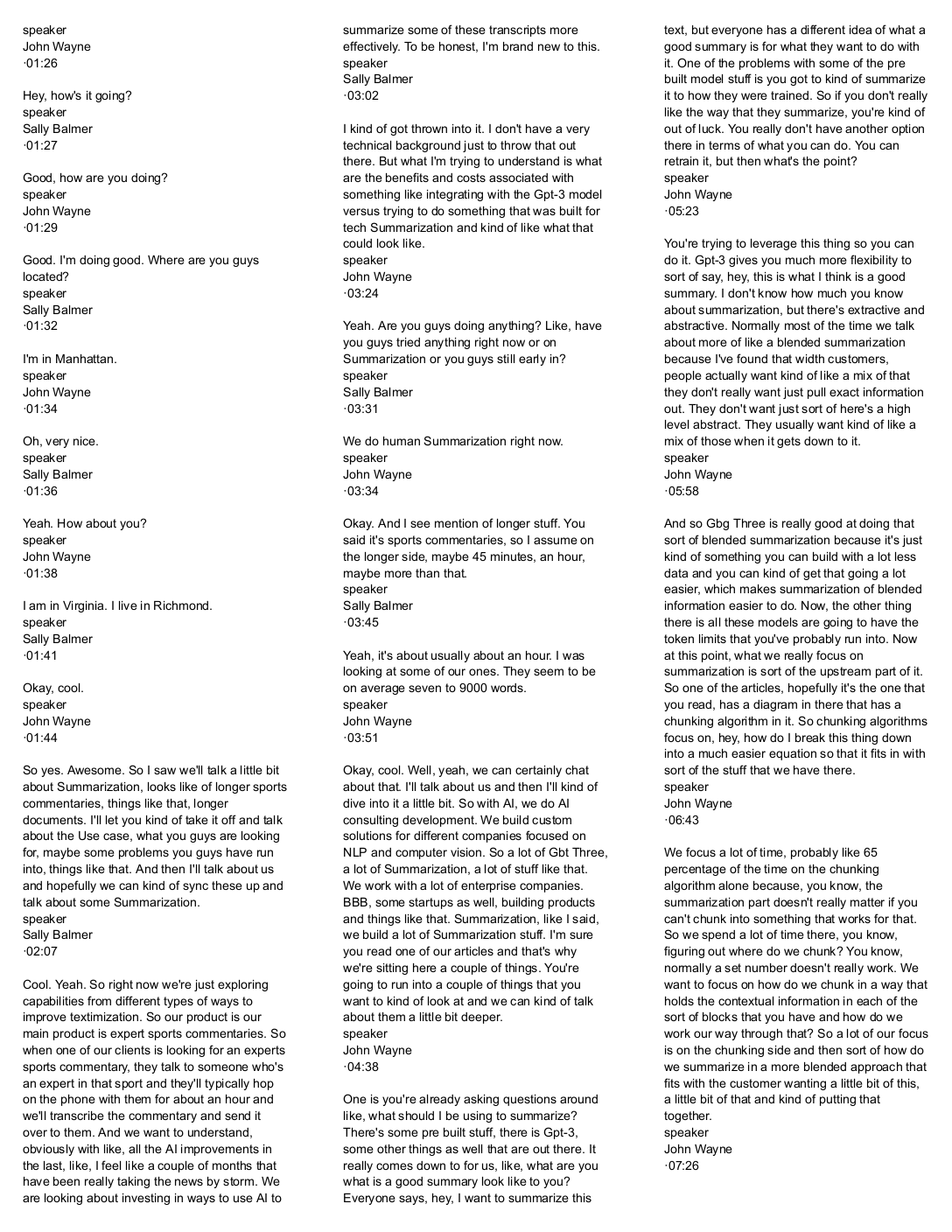 Our SOTA GPT-4 Dialogue Summarization | Zero-Shot, Few-Shot, Aspect-Based | Width.ai